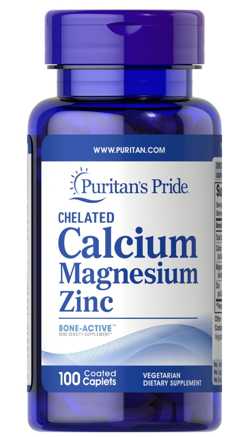 Купити Кальцій магній цинк, Chelated Calcium Magnesium Zinс, Puritan's ...